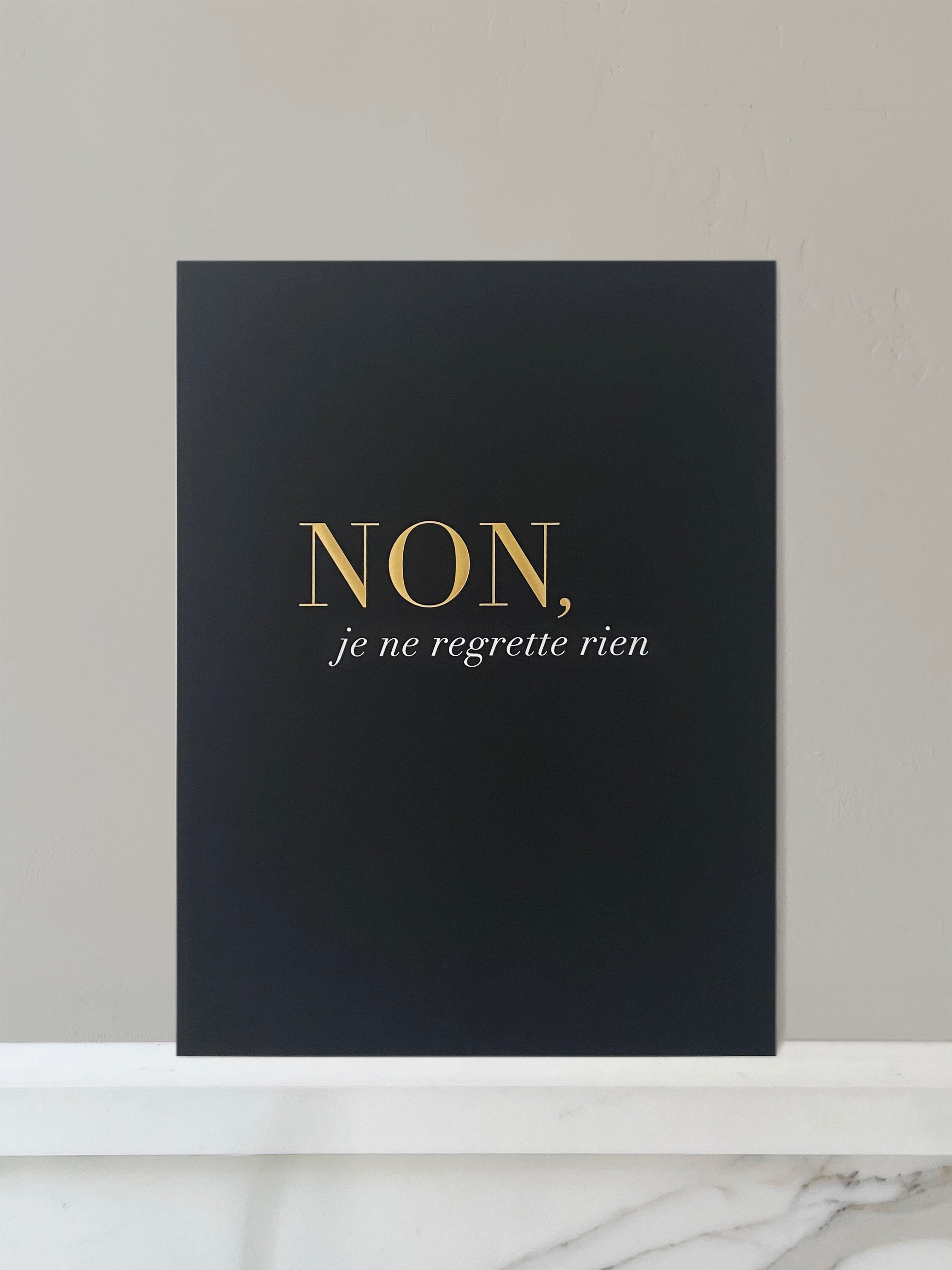 Non, je ne regrette rien print – Frances Loom